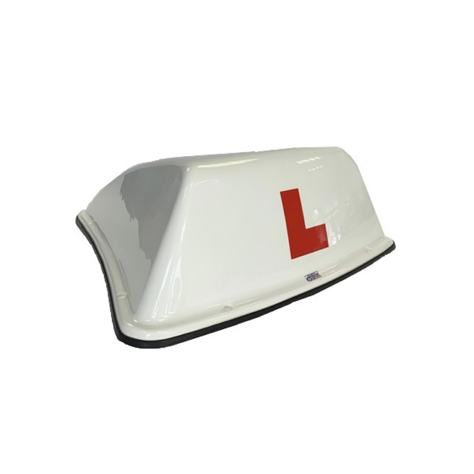 Customisable Aero Roof Box - White - Driving Instructor Hub