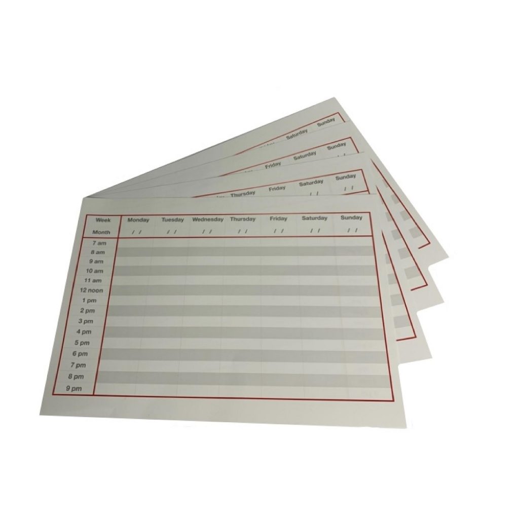 Diary Sheets (A4) - Driving Instructor Hub